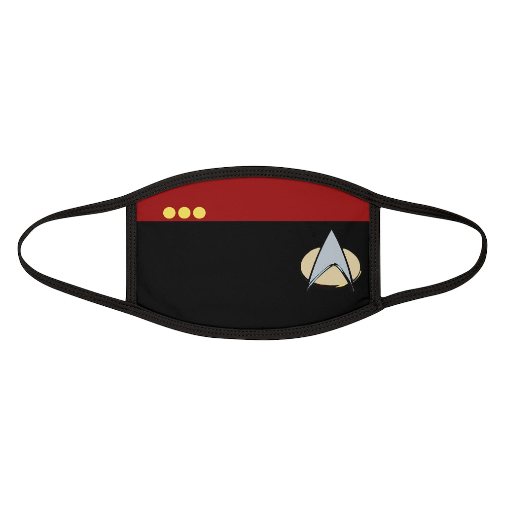 Star Trek Deep Space Nine DS9 Face Mask - Command Officer - Commander ...